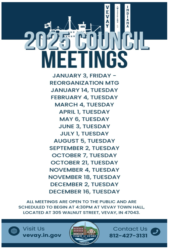 Meeting Schedule – Town of Vevay